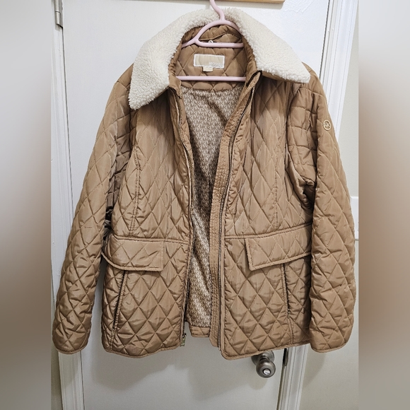 Michael Kors | Jackets & Coats | Guc Michael Kors Womens Sherpa Collar ...